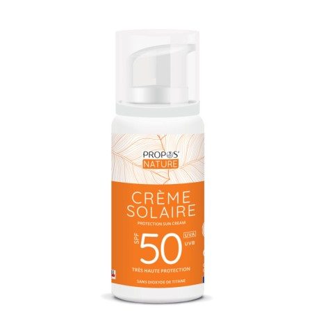 Crème Solaire Bio SPF50 – Très haute protection naturelle – 100 ml ...